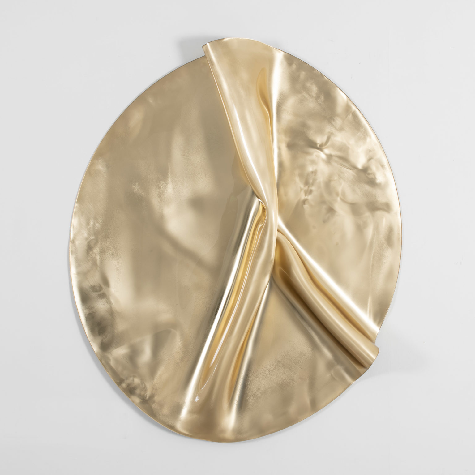 Round Gold Liquid Surface Fetish II - Anya Pesce